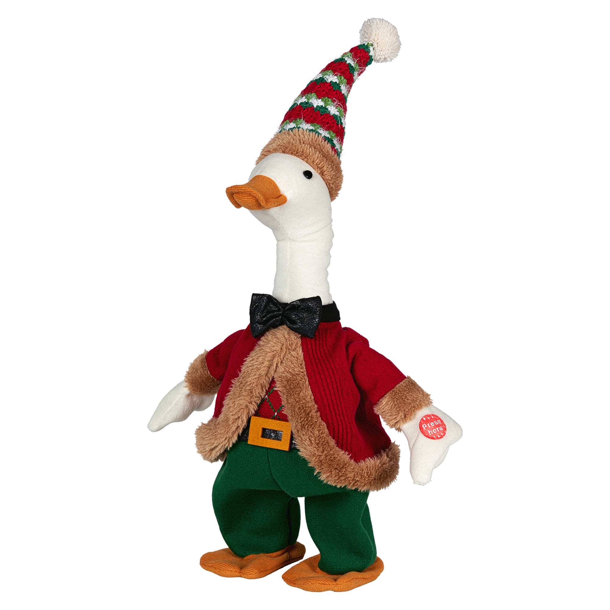 Buy Christabelle 43cm Battery-Operated Christmas Duck with Animation ...