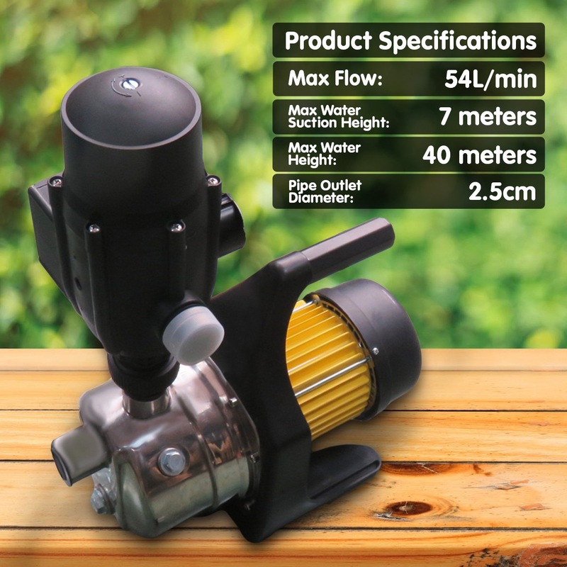Buy Hydro Active 800w Stainless Auto Water Pressure Pump 70A Electric ...