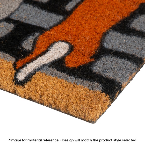 Buy Wide Door Mat Deluxe Coir Backed Fat Border 45 X 110 Cm Doormat ...