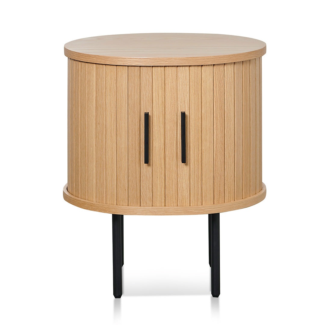 Buy Dania Round Side Table - Natural - MyDeal Australia