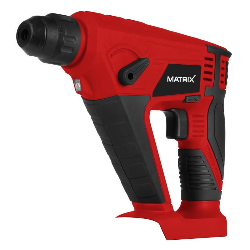 Buy MATRIX 20v X-ONE Cordless Rotary Hammer Skin Only - MyDeal
