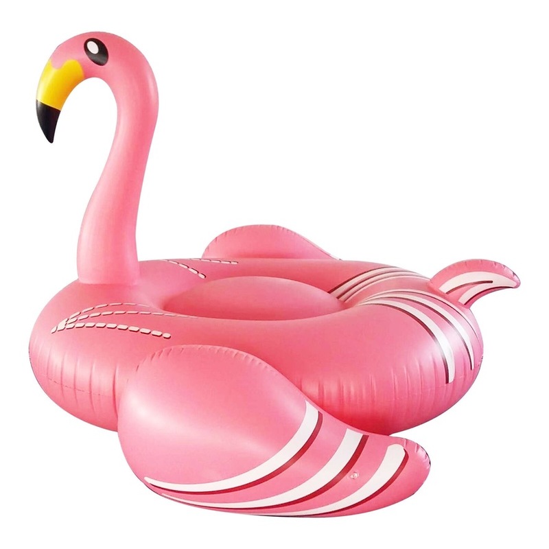Buy Giant PVC Inflatable Flamingo Pool Toy Float Pink - MyDeal