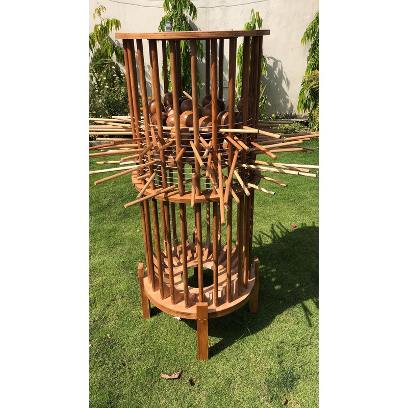 Buy Giant Wooden Kerplunk Outdoor Game Set - MyDeal