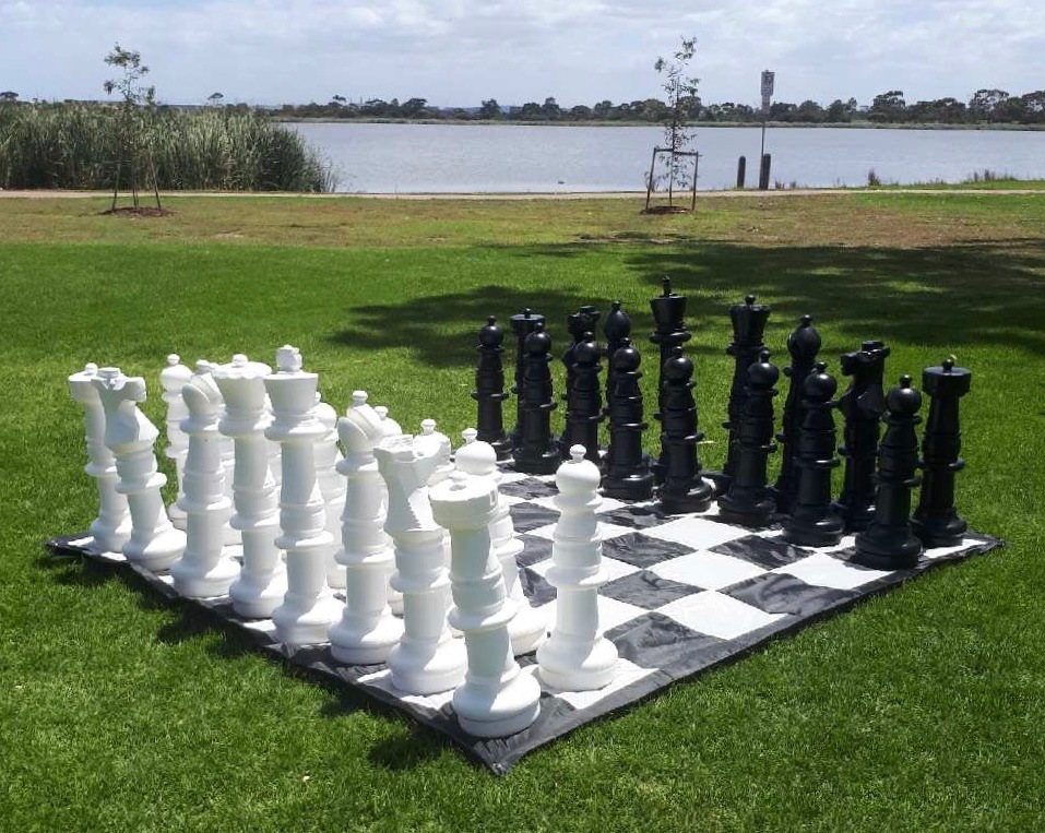 Buy Gigantic Size Plastic Outdoor Chess Game Set With A 3x3m Nylon Mat ...
