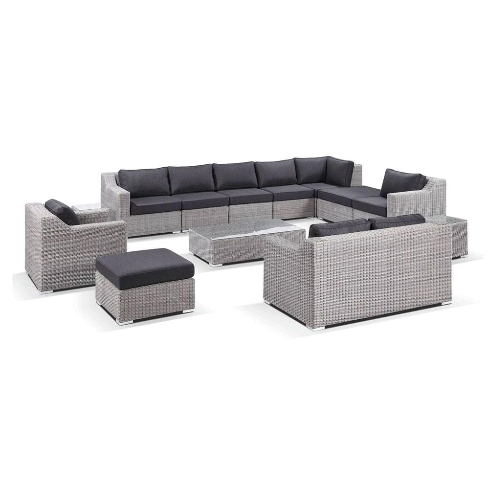 Buy Milano Package G - Large Outdoor Wicker Modular Corner Balcony ...
