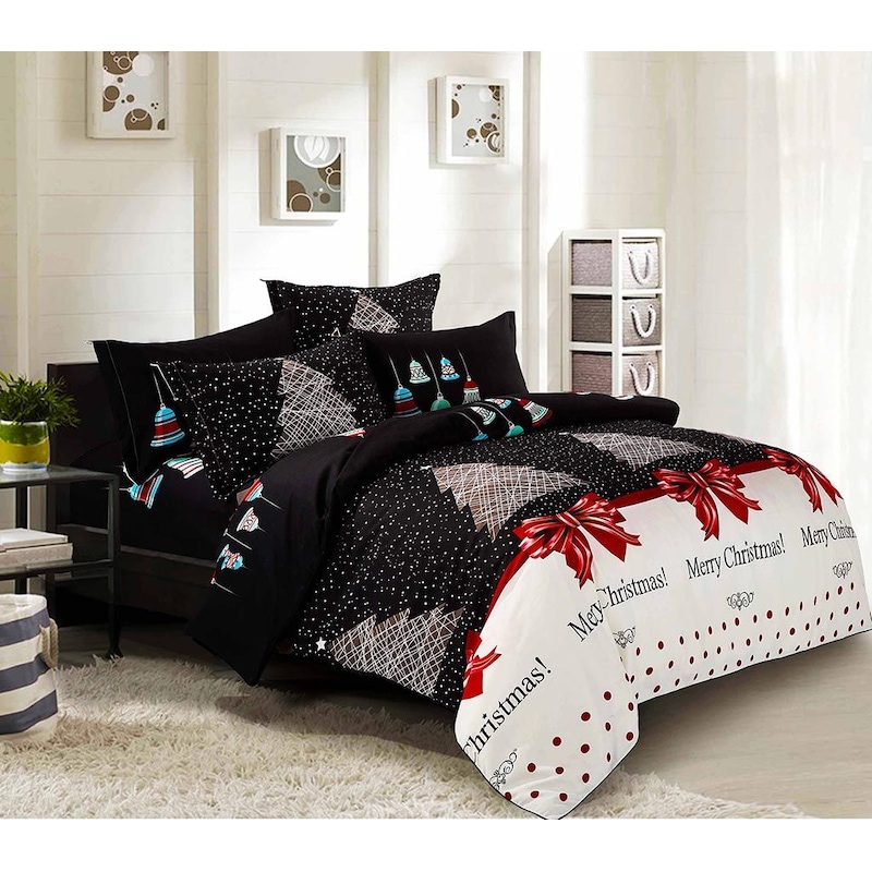 Merry Christmas Quilt Doona Duvet Cover Set Super King Size Buy merry-christmas-quilt-doona-duvet-cover-set-super-king-size-buy