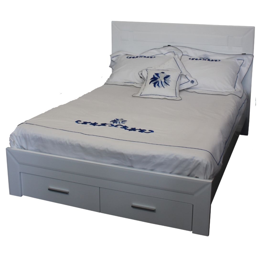 Buy BT Manly Queen Bed with Drawer - MyDeal Australia