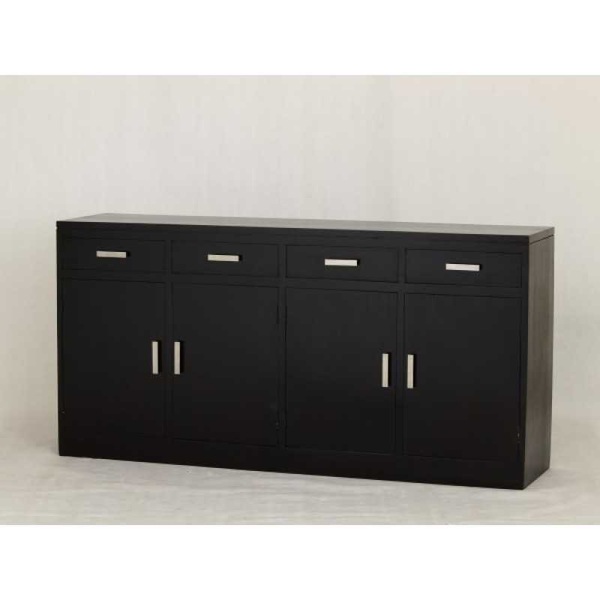Buy CT Milan Solid Timber 4 Door 4 Drawer Buffet - MyDeal Australia