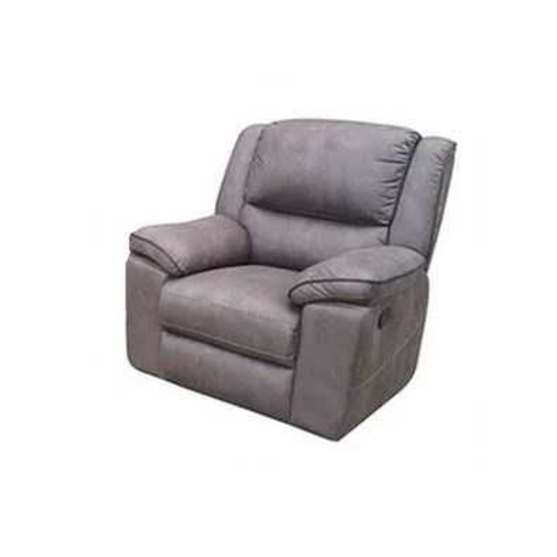 Buy EL Arias Waxed Rhino Fabric Upholstered Recliner Sofa - MyDeal