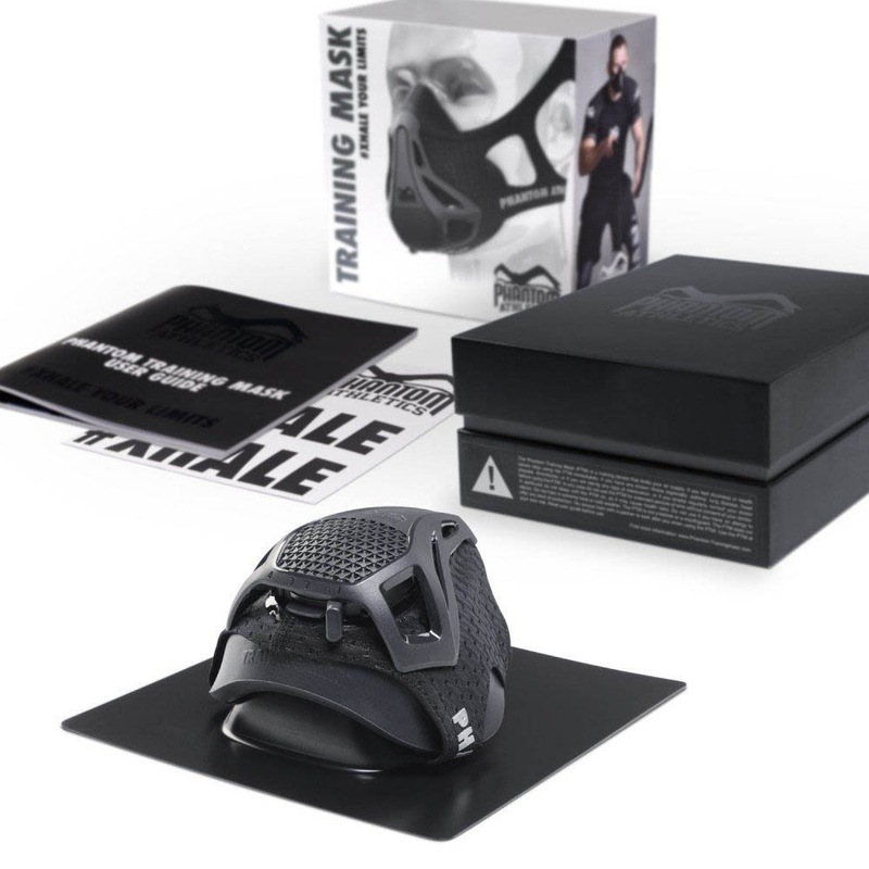 Buy Phantom Training Mask-Black-Large (Weight > 100kg) - MyDeal