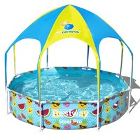Buy Bestway 2.44m x 0.51m Splash-in-Shade Play Pool with Canopy and ...