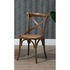 Buy Set of 2 Wooden Crossback Chairs Walnut Commercial Grade - MyDeal ...
