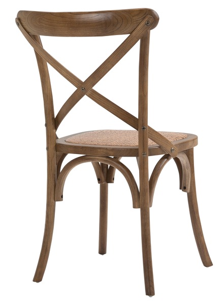 Buy Set of 2 Wooden Crossback Chairs Walnut Commercial Grade - MyDeal ...