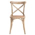 Buy Set of 2 Wooden Crossback Chairs Washed White Commercial Grade ...