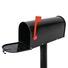 Buy Free Standing Letterbox Mailbox Black US Style Vintage Mail Letter ...
