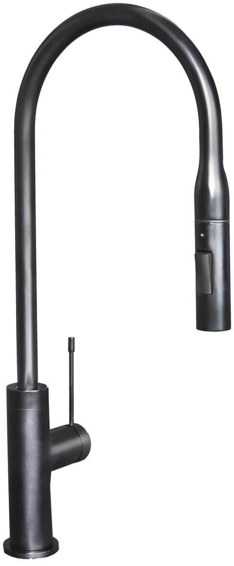 Buy Artusi Gooseneck Pullout Kitchen Mixer Tap Matt Black ASM201B ...