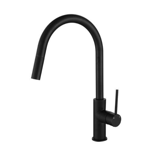 Buy Modern National Star Mini Pull Out Kitchen Mixer Tap Matte Black ...