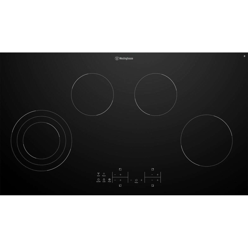 Buy Westinghouse 90cm Black Ceramic Glass Electric Cooktop WHC943BD ...