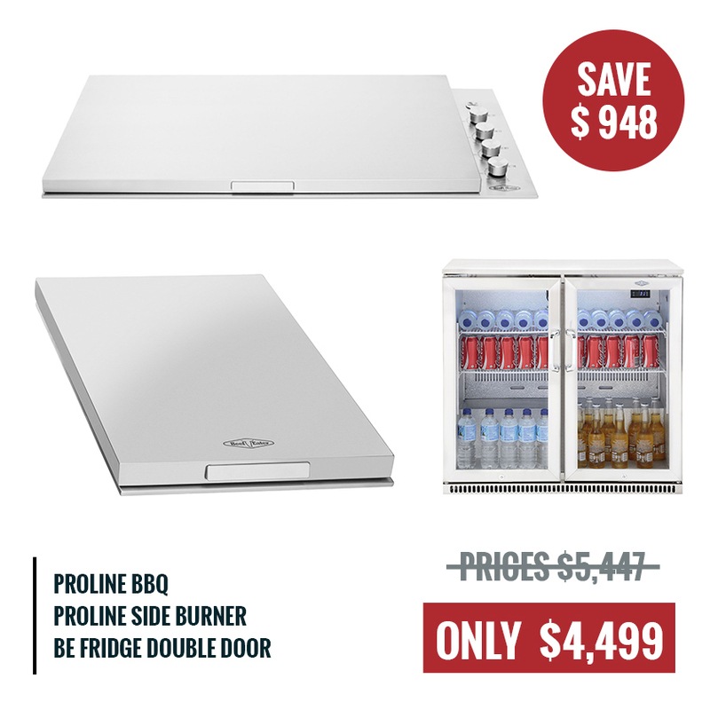 Buy Proline BBQ,Proline Side Burner,BE Fridge Double Door - Outdoor ...