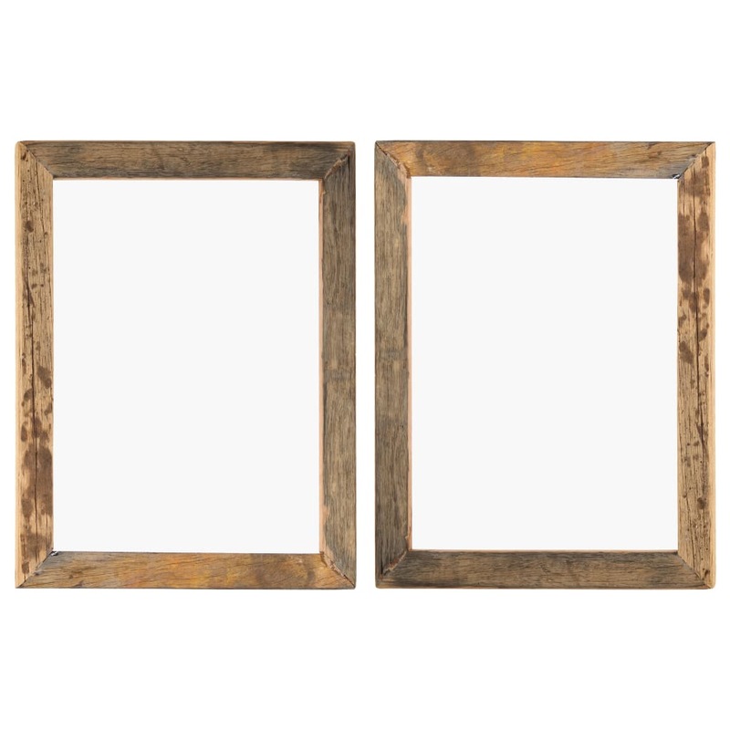 Buy Photo Frames 2 pcs 50x60 cm Solid Reclaimed Wood and Glass vidaXL ...