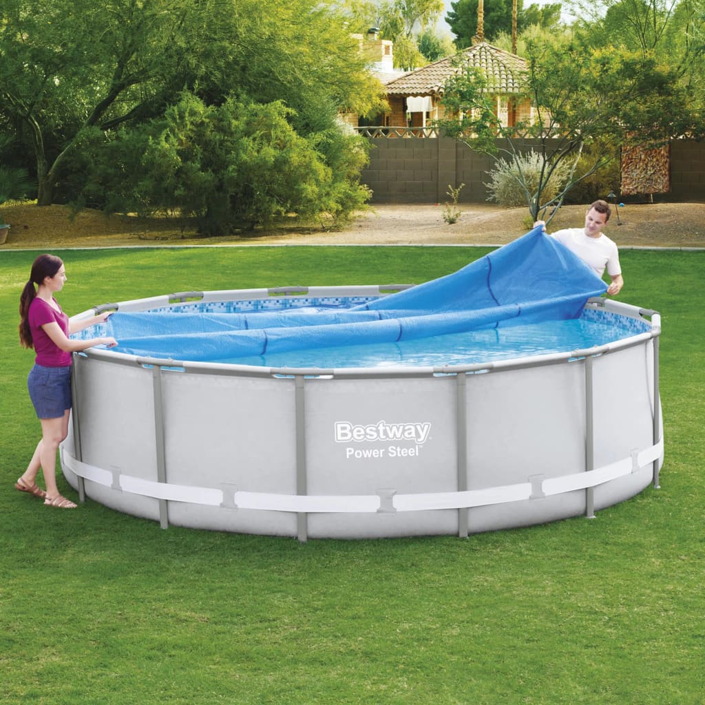 Buy Bestway Solar Pool Cover Flowclear 427 cm - MyDeal Australia