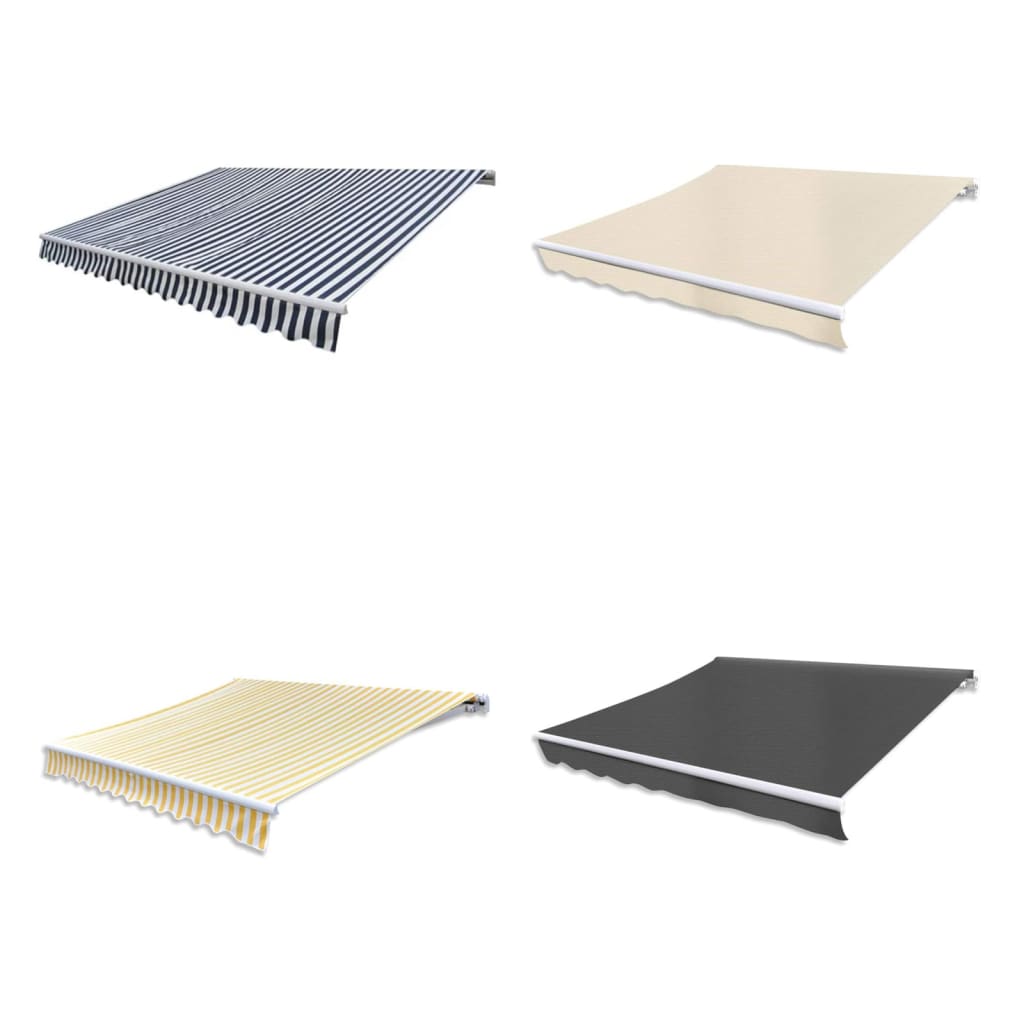 Buy Folding Awning Manual Operated Outdoor Canopy Solar Shade Sun ...