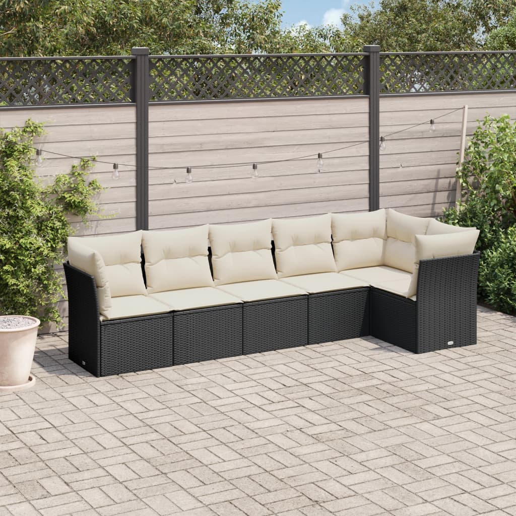 Buy Garden Sofa Set with Cushions Modular Sofa Outdoor Lounge Set Poly ...