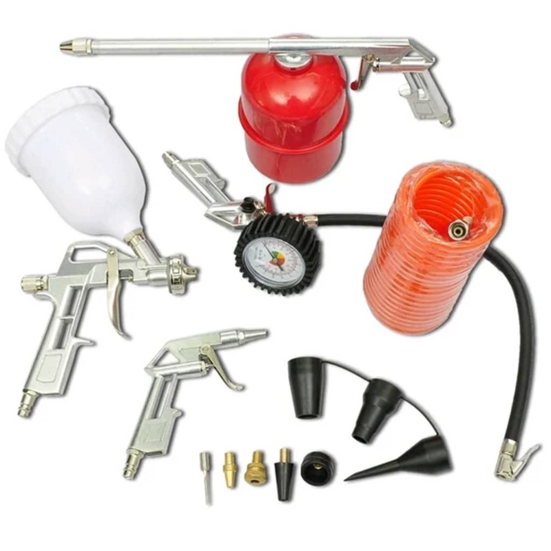 Air Tool Set Kit Spray Paint Gun for Compressor - MyDeal