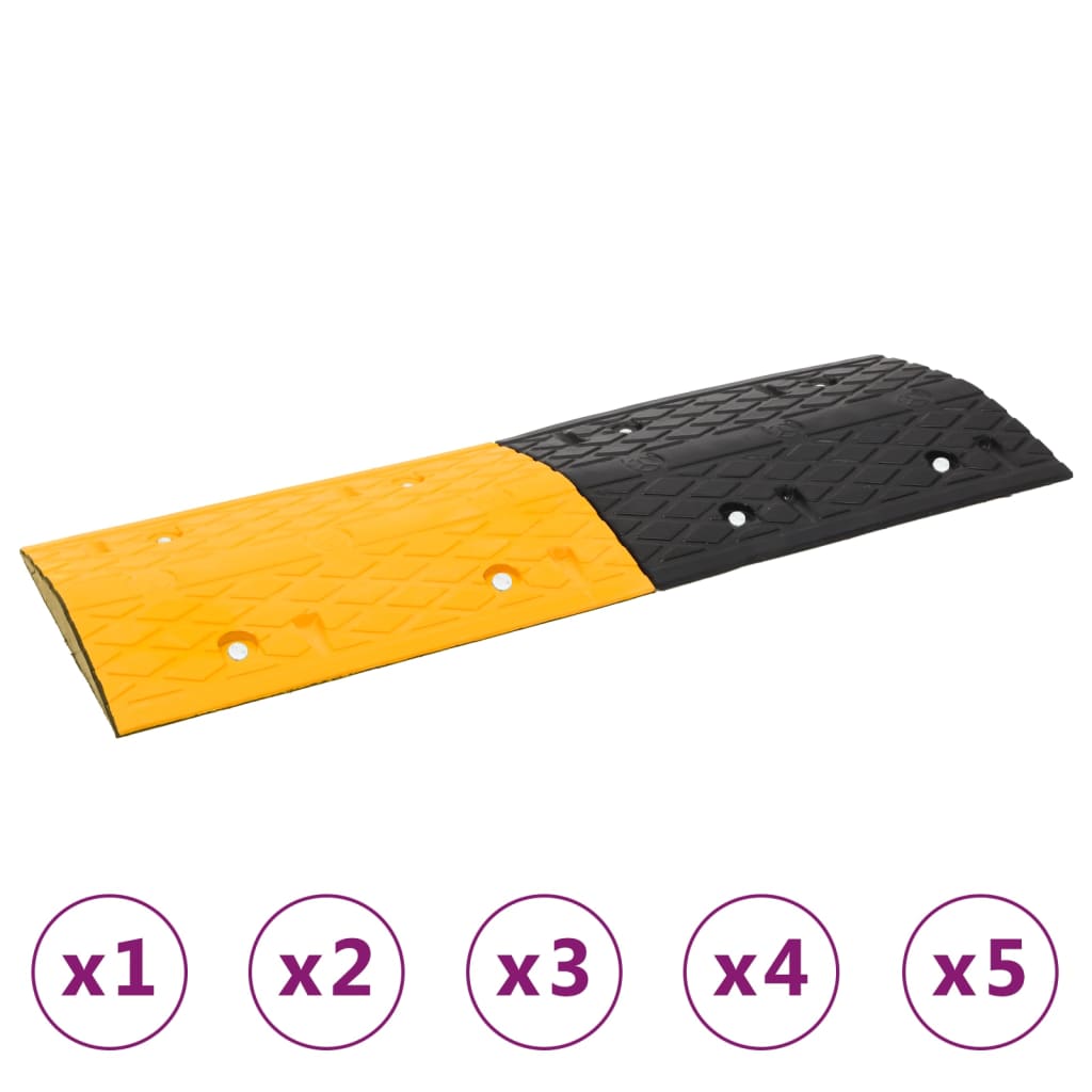 Buy Speed Hump Anti-Slip Traffic Calming Road Bump Yellow and Black ...