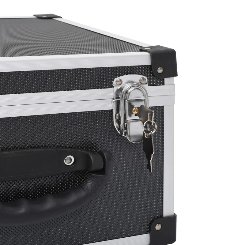 Buy CD Case for 40 CDs Aluminium ABS Black vidaXL - MyDeal