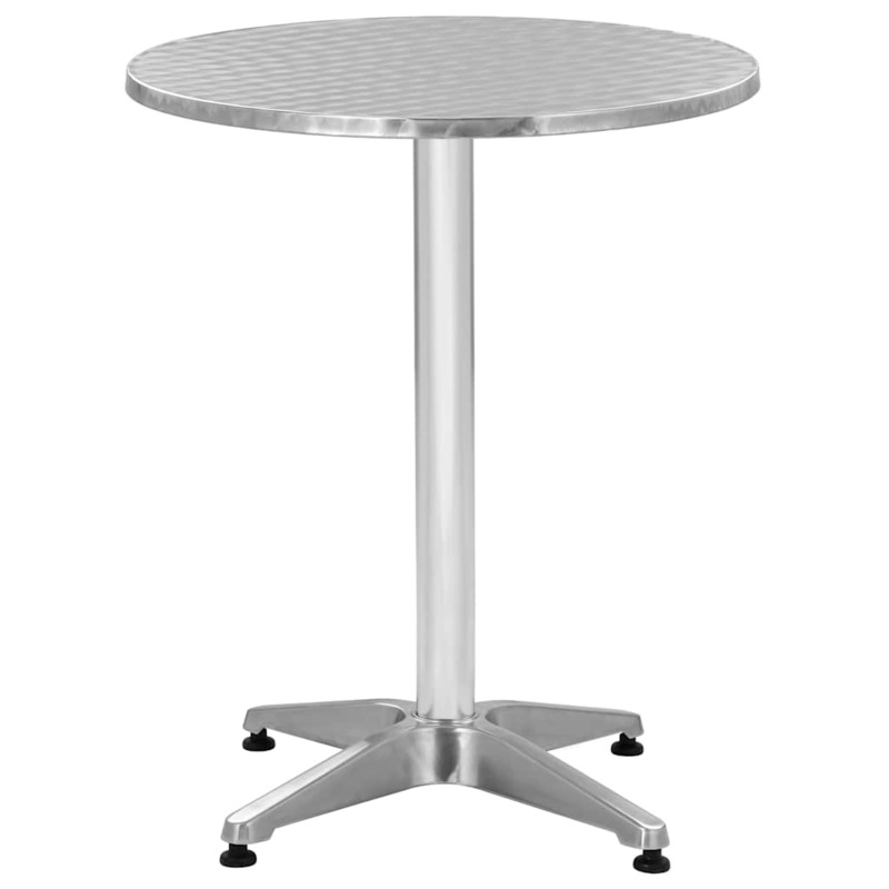 Buy Garden Table Silver 60x70 cm Aluminium - MyDeal