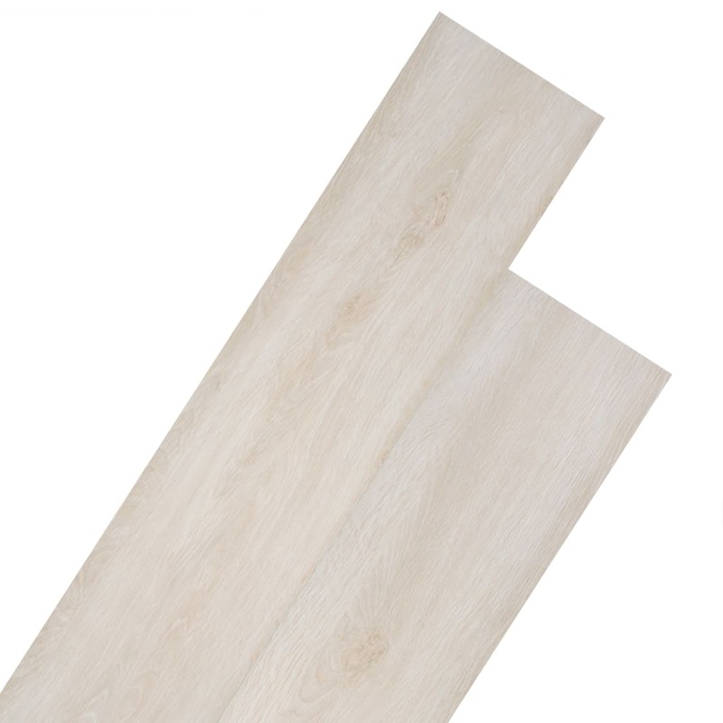 Buy PVC Flooring Planks 5.26 m² 2 mm Oak Classic White - MyDeal