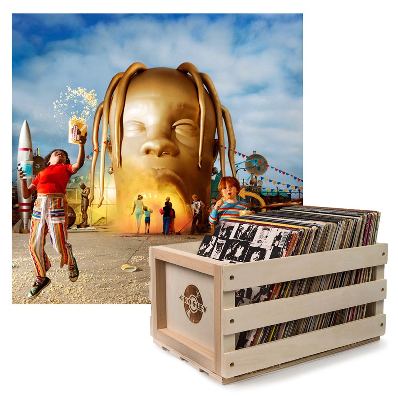 Buy Crosley Record Storage Crate Travis Scott Astroworld Vinyl Album ...