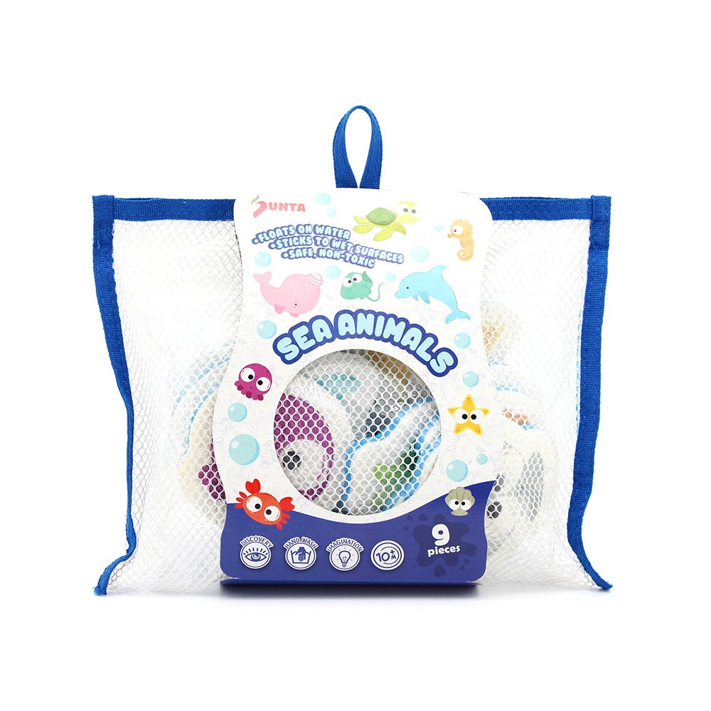 Buy Sunta 9Pcs Sea Animals HTF Printed Bath Tub Toy - MyDeal Australia