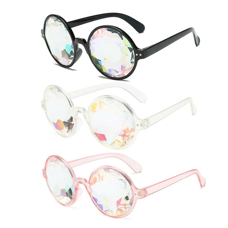 Buy Kaleidoscope Glasses Rave Festival Edm Sunglasses Diffracted Lens