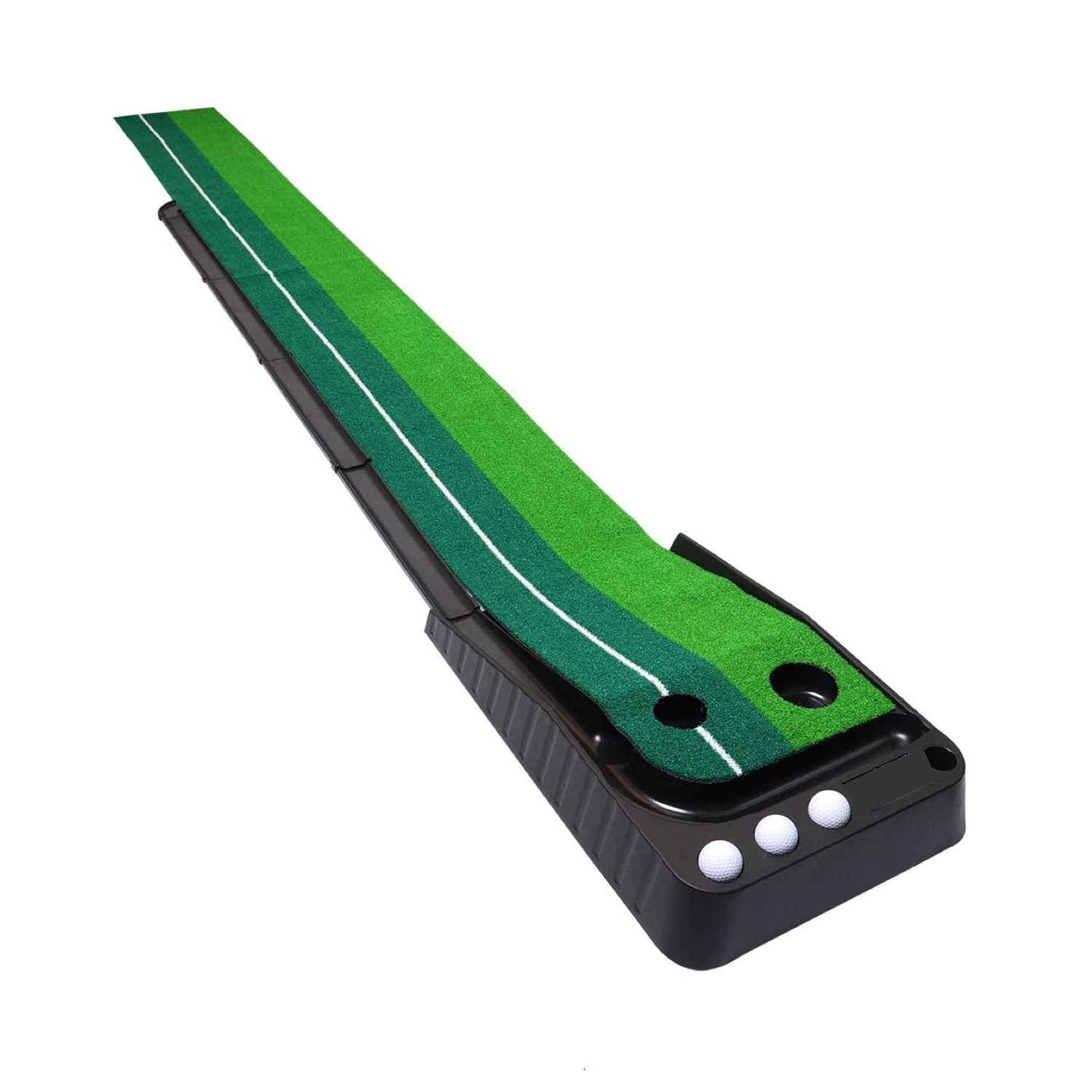 Buy Portable Auto-Return Golf Practice Putting Mat Putter Trainer ...