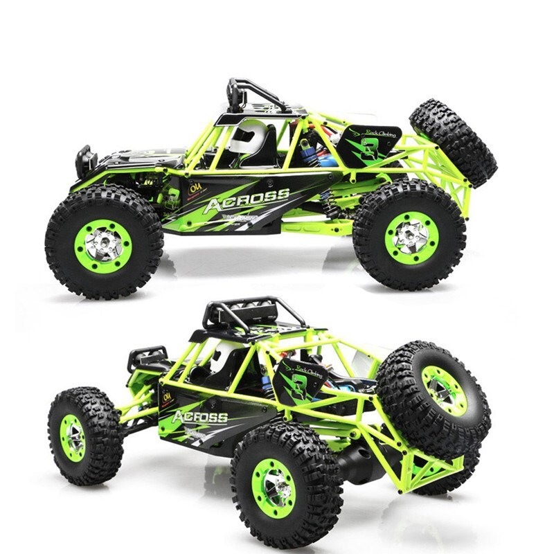 Buy 1:12 4WD RC Rock Crawler Truck with LED Lights - WL Toys 12428 - MyDeal