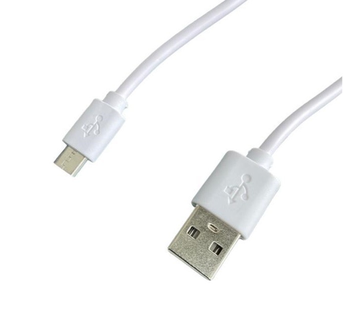 Buy USB 2.0 A Plug to Micro B Cable - 50cm White - MyDeal Australia