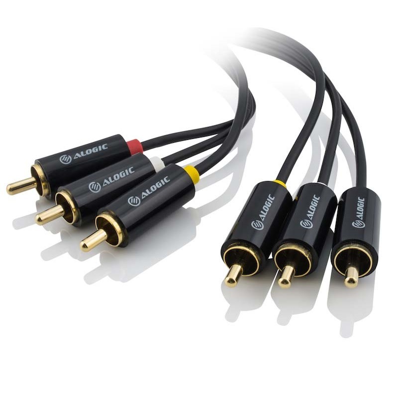 Buy [3RCA-3RCA-10] 10m 3 RCA to RCA 3 Composite Cable - Male to Male ...