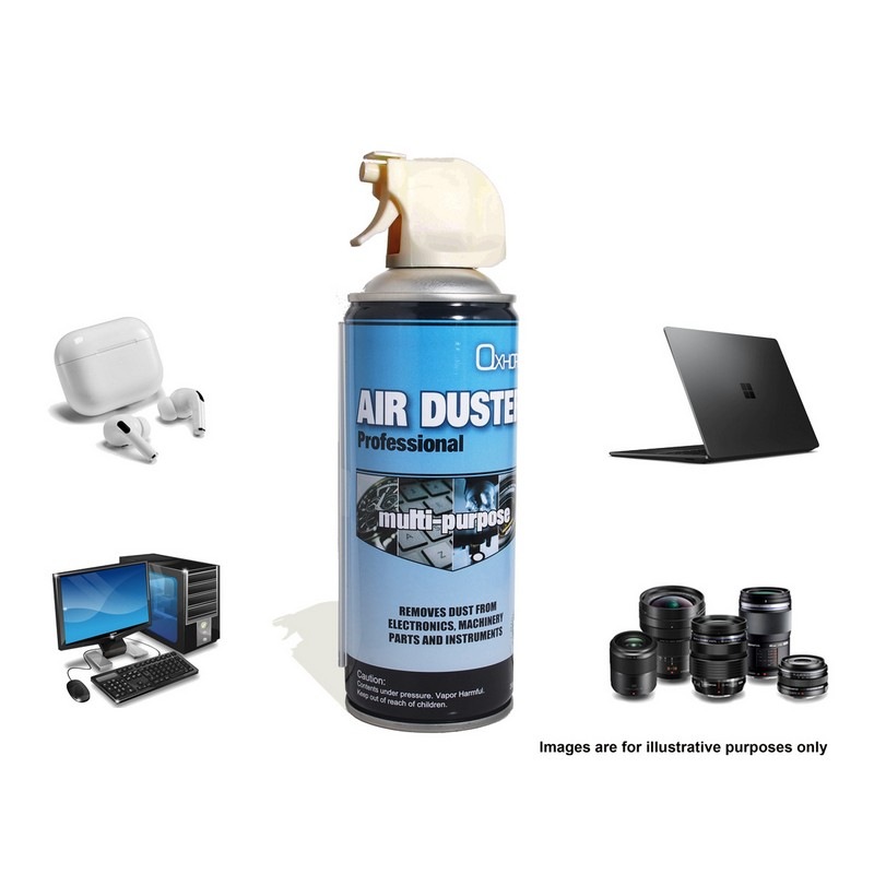 Buy [AD-400] Air Duster Compressed Can Spray Safety High Pressure Dust ...