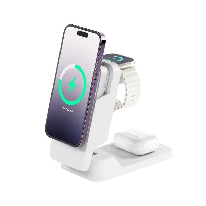 Buy Alogic Matrix Ultimate 3-in-1 Wireless Charger with 5000mAh MagSafe ...