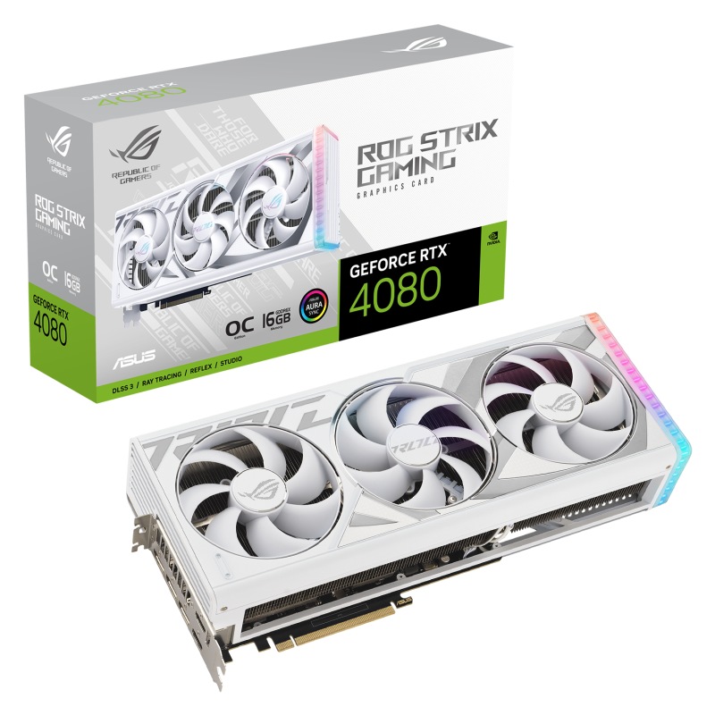 Buy Asus ROG-STRIX-RTX4080-O16G-WHITE ROG STRIX RTX4080 O16G White ...