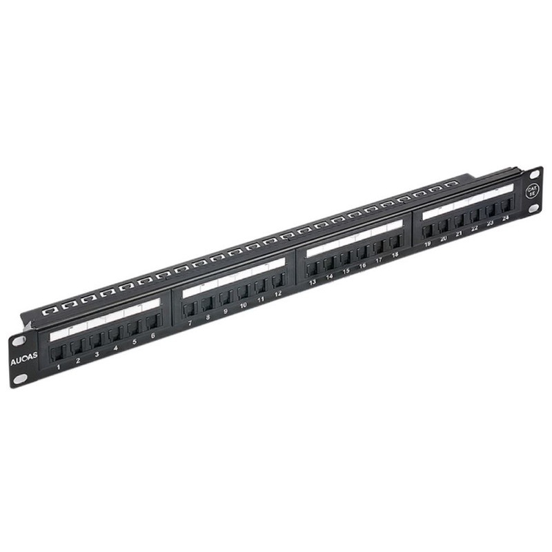 Buy [ATP-PPU6-24] 24 Ports UTP Patch Panel CAT6 RJ45 for 19' 1RU Rack ...