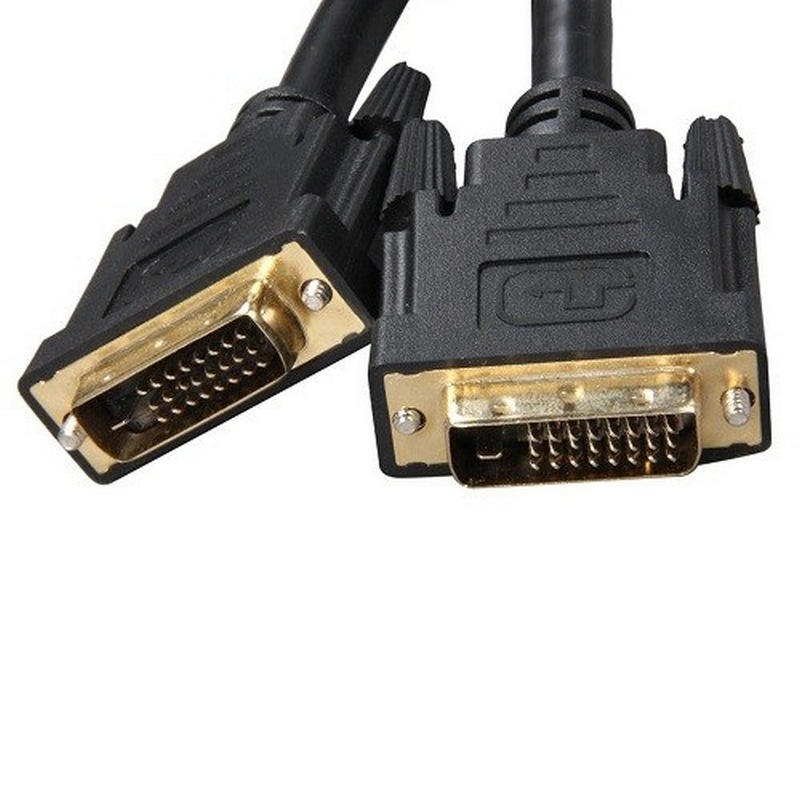 Buy [DVI-DD5] 5m DVI-D Dual-Link Cable Male to Male 25-pin 28 AWG for ...