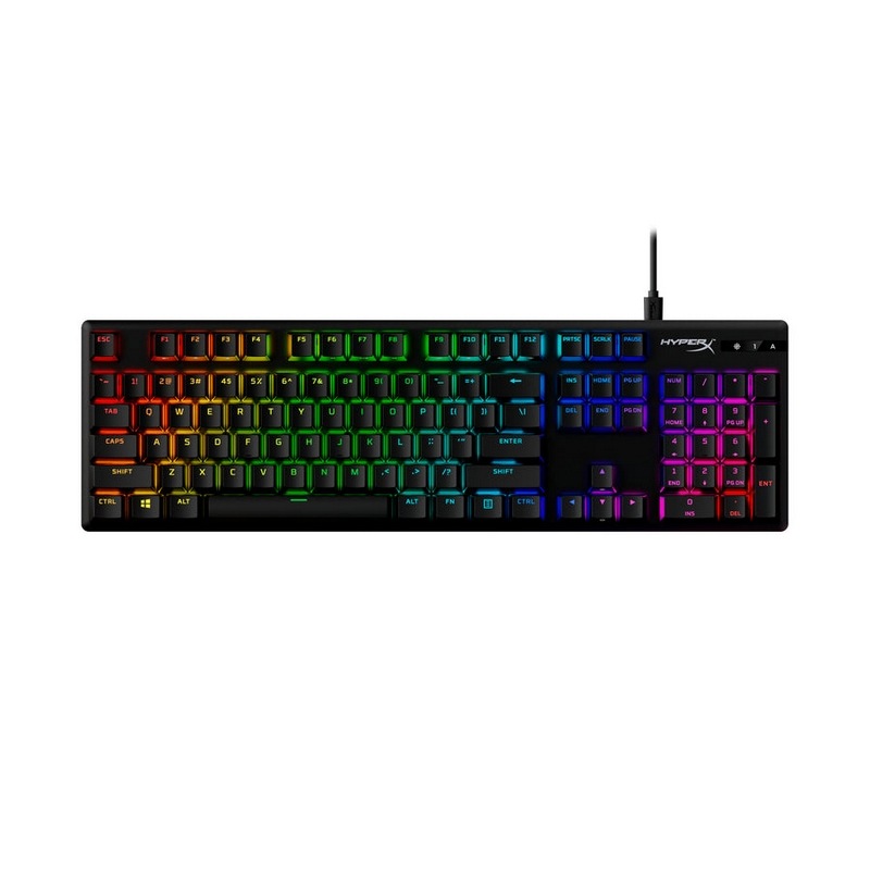 Buy HyperX 639N5AA Alloy Origins PBT HX Aqua Mechanical Gaming Keyboard ...