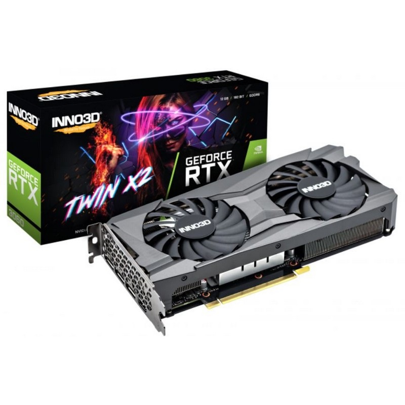 Buy Inno3D N30602-08D6X-11902130 RTX 3060 8GB TWIN X2, 8GB GDDR6 ...