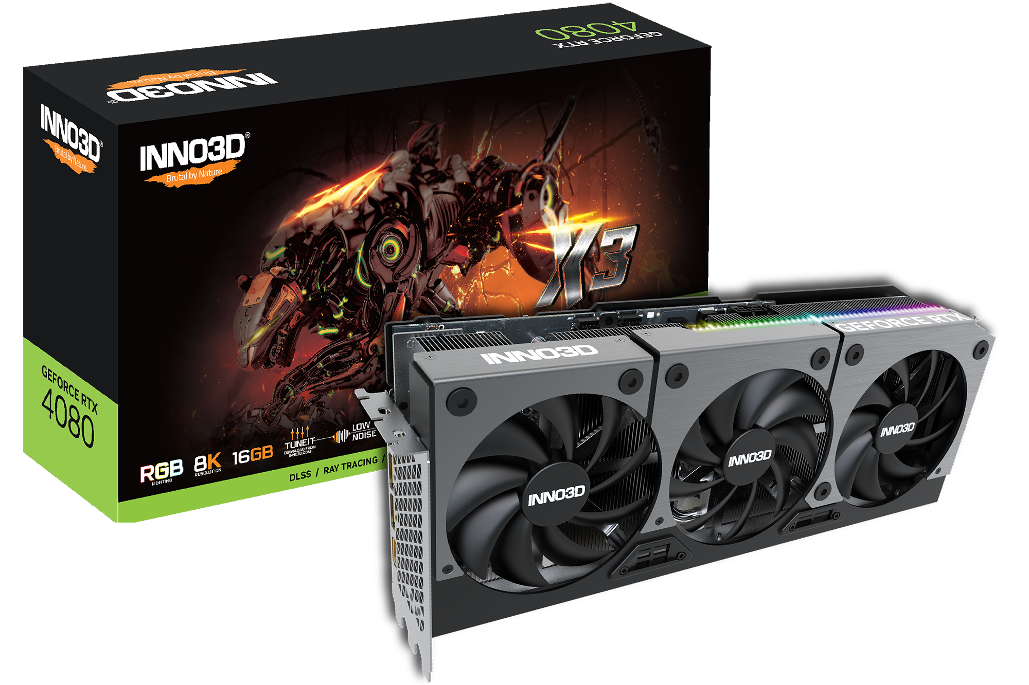 Buy Inno3D RTX 4080 16GB X3 RTX 4080 X3 16GB GDDR6X, 2505MHz Boost ...