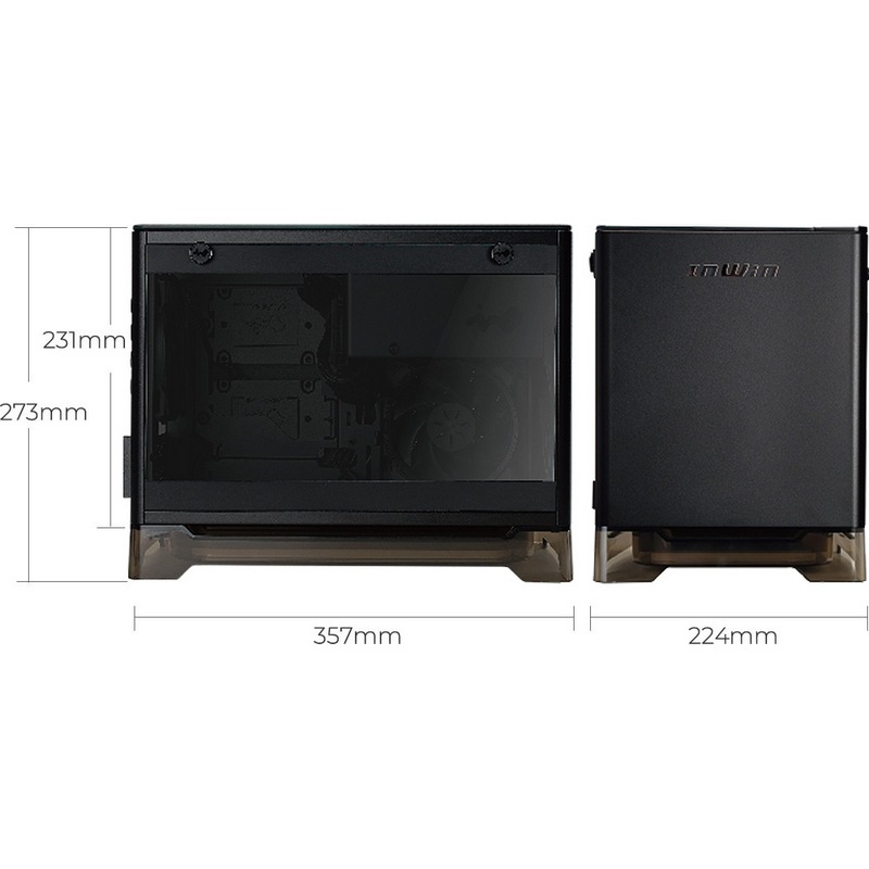 Buy InWin A1 PRIME BLACK A1 Prime Black Tempered Glass Mini-ITX Tower ...