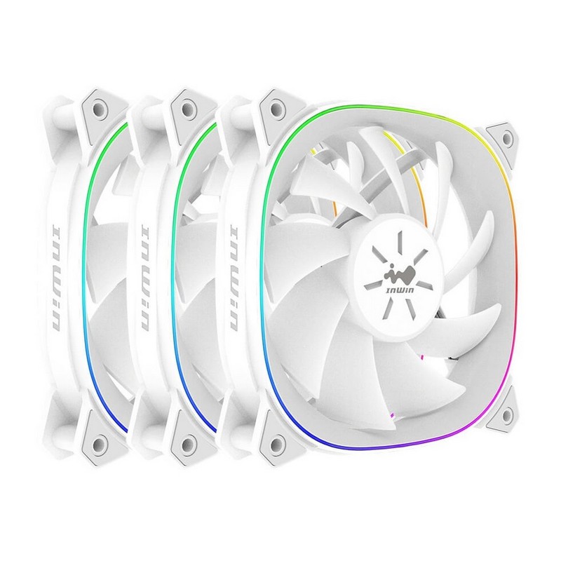 Buy InWin IW-FN-ASE120P-3PK 3-Pack ASE120P Sirius Extreme Pure White ...
