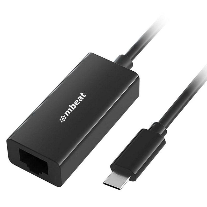 Buy [MB-CGL-1K] mbeat USB-C Gigabit Ethernet Adapter Black Plug-and ...